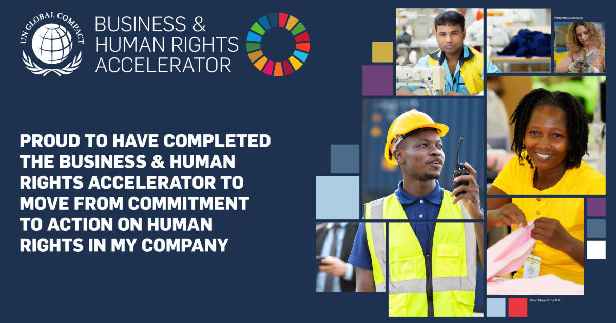 Participation in the Business & Human Rights Accelerator by the UN Global Compact | Altri news